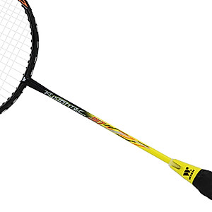 WISH FusionTec 917 – Badminton Racket and Case – Includes 1 Badminton Racket and 1 Badminton Bag – Excellent Badminton Grip – Great for Competitive Badminton Games, Yellow