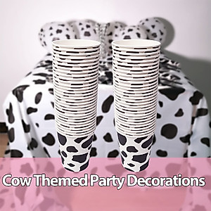 30 Pcs Cow Cups Cowgirl Cups Cow Print Paper Cups Cow Party Favors Farm Birthday Party Supplies Cowgirl Baby Shower Decorations