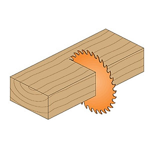 CMT 255.080.10 ITK Industrial Fine Finish Saw Blade, 10-Inch x 80 Teeth 40° ATB Grind with 5/8-Inch Bore