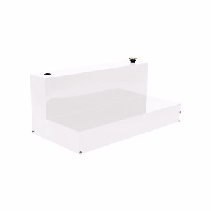 Lund 83592T 92-Gallon 14-Gauge Steel Full Size L-Shape Liquid Storage Tank, White