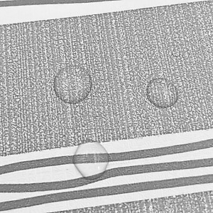 Yifely Black White Striped Furniture Paper Self-Adhesive Shelf Liner Countertop Sticker 17x118 Inches