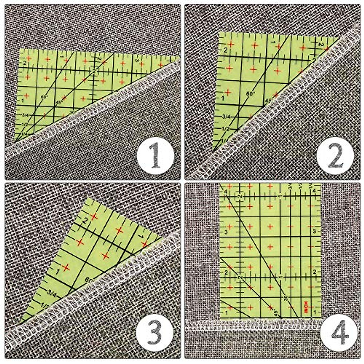2 Pieces 2021 New Inches Hot Hem Sewing Ruler Hot Iron Ruler Hot Hemmer Pressing Tool Heat Resistant Ruler Sewing DIY Tools Measuring Quilting Press Handmade for Electric Iron Home Clothing Making()