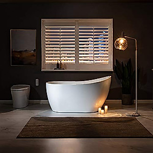 WOODBRIDGE BTA1507-B/N-Drain &O BATHTUB, With Brushed Nickel Drian