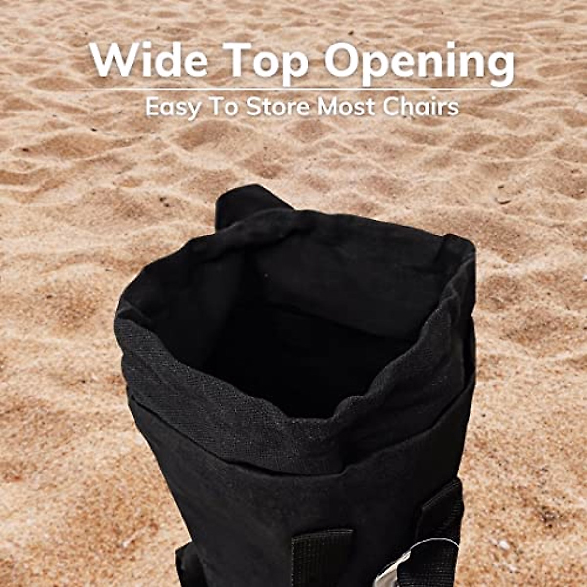 NGIL Black Camping Chair Replacement Bag Chair Carry Bag with Non Adjustable Strap and Wide Drawstring Opening (Replacement Bag Only) Please Read Description for Full Details