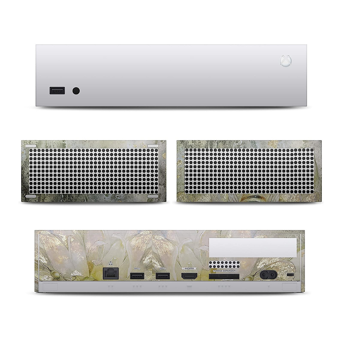 Head Case Designs Officially Licensed Stephanie Law Bee Art Mix Vinyl Sticker Gaming Skin Decal Cover Compatible With Xbox Series S Console and Controller Bundle