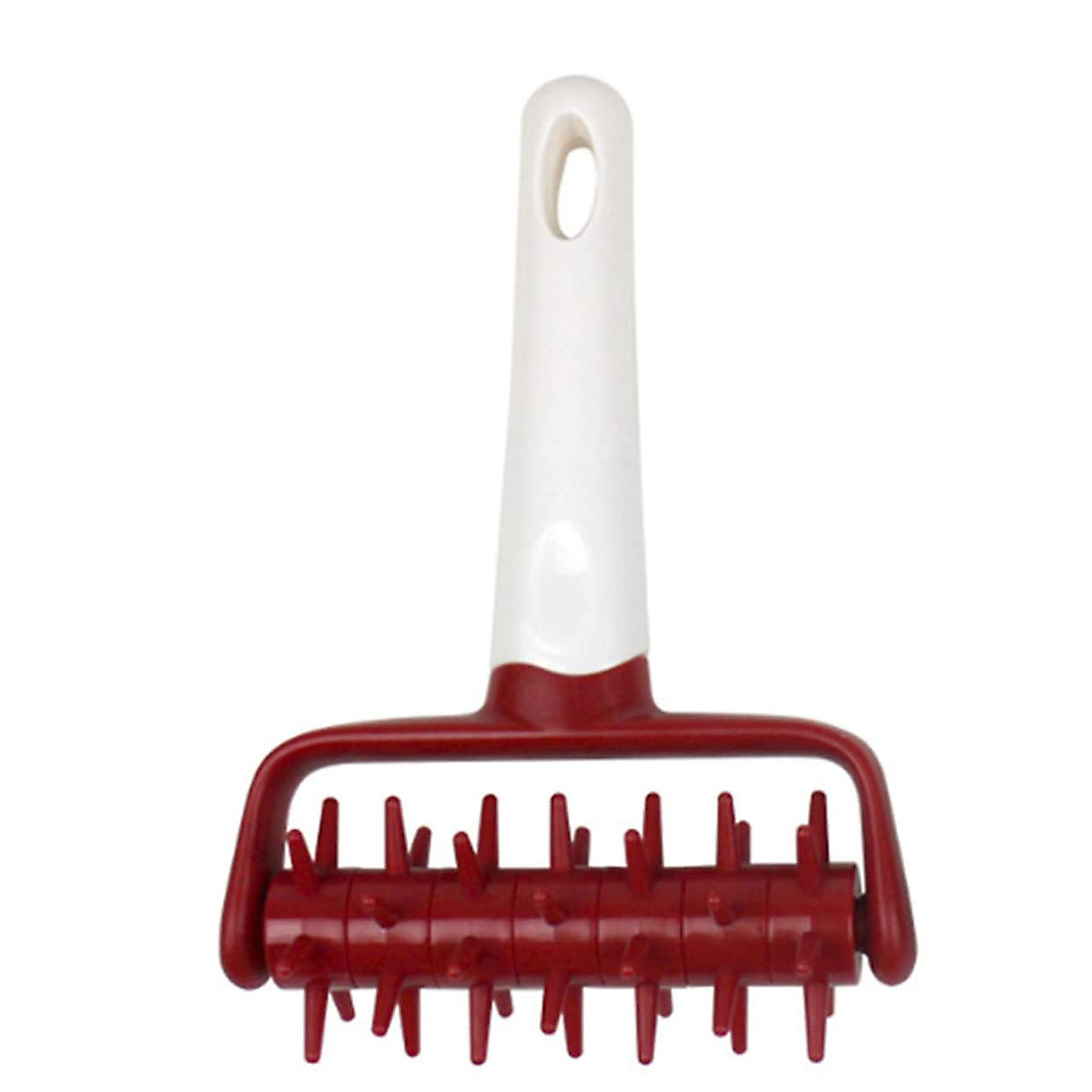 Pizza Dough Docker Docker Dough Bubble killer Time-Saver Pizza Dough Roller Docker Dough Blistering Killer (Red)