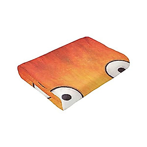 XCRUPYT Anime Blanket Cartoon Throw Blankets Ultra Soft Flannel Lightweight Throws for Couch, Bed, Plush Fuzzy Microfiber Warm Thermal All Seasons Use 50"X40"