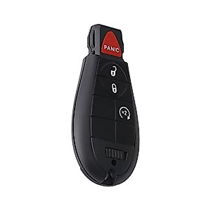 OCESTORE 1Pcs Car Key Fob Keyless Control Entry Remote M3N5WY783X Alarm 3 Button Vehicles Replacement Compatible with Ram 1500 2500 3500 GQ4-53T