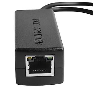 GeeekPi Gigabit PoE Splitter, 48V to 12V Ethernet Adapter,IEEE 802.3af Compliant 10/100/1000Mbps PoE Splitter for IP Camera,Wireless Access Point and VoIP Phone