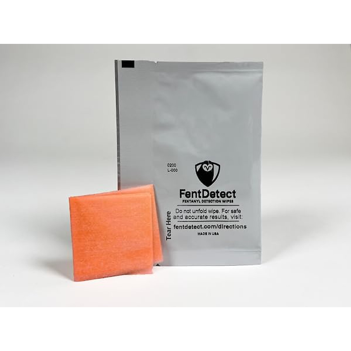 FentDetect Fentanyl Detection Wipes for Drug Testing, Microfiber, Pack of 4