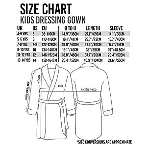 Playstation Dressing Gown Boys Kids Game Pocket Bathrobe 13-14 Years