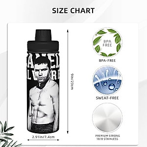 Eevikion Canelo of Alvarez Stainless Steel Insulated Tumbler Sports Water Bottle Hot and Cold Travel Cup 18oz