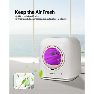 Pawduct Automatic Cat Litter Box Self Cleaning, Anti-Pinch Robot Cat Litter Box, Large Cat Litter Box for Multiple Cats, Smart APP Remote Control/Odor Removal, with Waste Bags/Mats