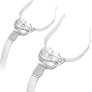2 Packs Replacement Set for P10 Nasal Pillow, Includes Large Pillows, Frames & Short Hoses for Airfit P10 in One Pack (No Headgear), Snug Fit & Great Value Replacement Supplies by Everness (L)