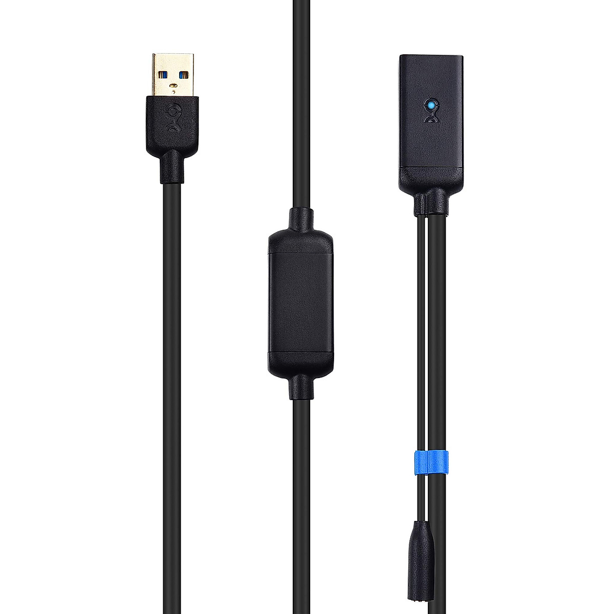 Cable Matters Active USB Extension Cable 32.8 ft / 10m (USB 3.0 Extension Cable Male to Female) with Signal Booster for Hard Drive, Webcam and More