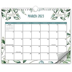Aesthetic 2023 Greenery Wall Calendar - Runs Until July 2024 - The Perfect Monthly Calendar for Easy Planning