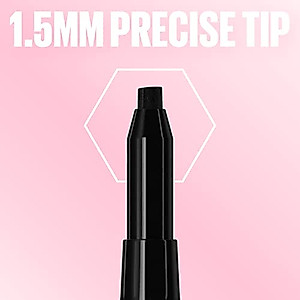 Maybelline New York Hyper Easy No Slip Pencil Eyeliner Makeup, Black, 0.001 oz.