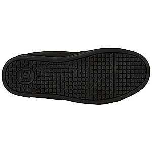DC mens Net Skate Shoe, Black/Black/Black, 9 US