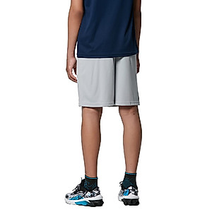 Under Armour boys Prototype 2.0 Shorts , Mod Gray (011)/White , Youth Small