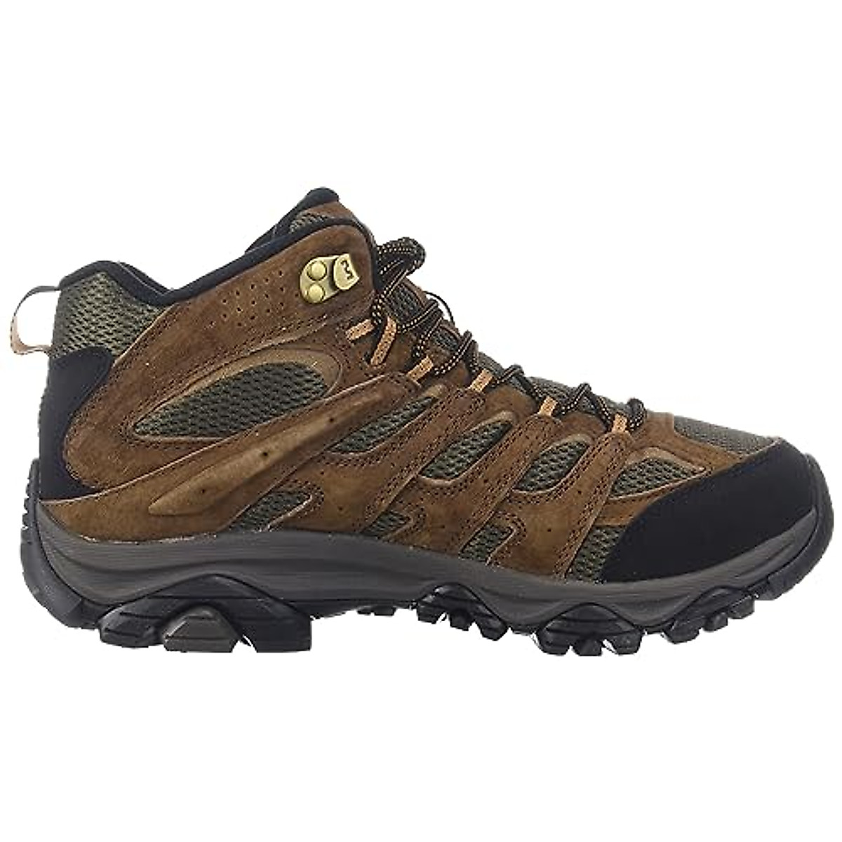 Merrell Men's Moab 3 Mid Waterproof Hiking Boot, Earth, 12