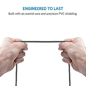 Anker USB C Cable, PowerLine USB 3.0 to USB C Charger Cable (3ft) with 56k Ohm Pull-up Resistor for Samsung Galaxy Note 8, S8, S8+, S9, Oculus Quest, Sony XZ, LG V20 G5 G6, HTC 10 (Black)