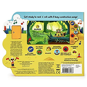 Let's Sing Construction Songs 6-Button Children's Song Board Book