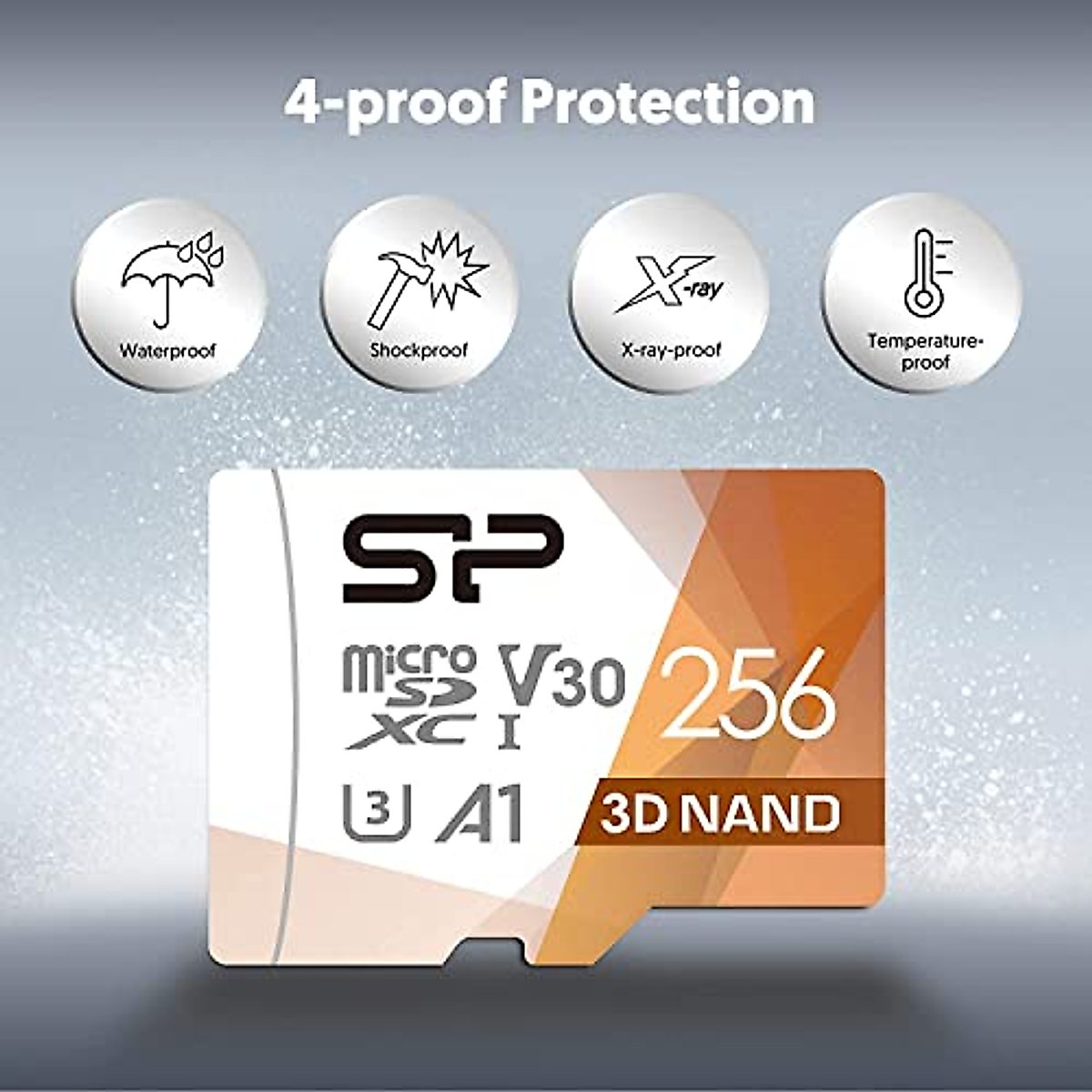 Silicon Power 2-Pack 256GB Micro SD Card U3 Nintendo-Switch Compatible, SDXC microsdxc High Speed MicroSD Memory Card with Adapter