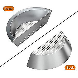 only fire Upgraded Stainless Steel Charcoal Briquet Holder Charcoal Basket for Weber 22 Inch Kettle Grill and Other Similar Charcoal Grills