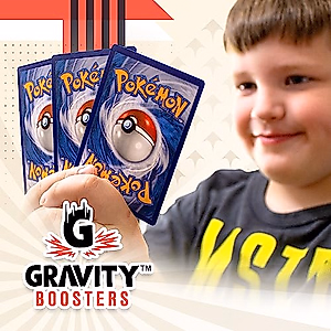 GRAVITY BOOSTERS 120 Card Super Collection | For Pokemon Card Collectors | 12x Holographic Cards | 1x Ultra Rare Guaranteed | Includes 2X PokeMasters Deck Storage Boxes compatible with Pokémon cards