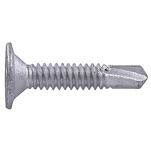 The Hillman Group 560662 10-24-Inch x 1-1/4-Inch Wafer Head Phillips Self Drilling Screw, 100-Pack, 1.25 inches, Zinc
