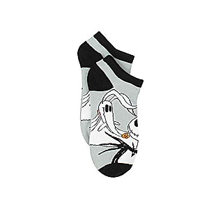 Disney The Nightmare Before Christmas Womens 6 pack Socks (9-11 Womens (Shoe: 4-10), Purple)