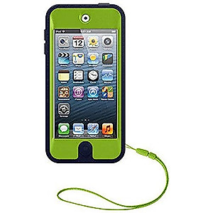 OtterBox Defender Case for Apple iPod Touch 5th 6th & 7th gen (Only) - Non-Retail Packaging - Punk (Glow Green / Admiral Blue)