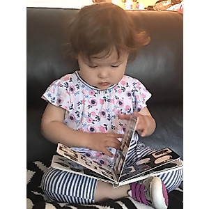 Bobu Baby High Contrast Shapes & Visual Stimulation for Infants | Black & White, Vibrant & Stimulating for Your Child | Extra Thick Non Rip Pages