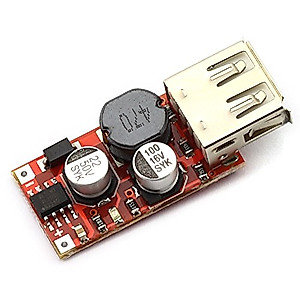 DZS Elec Mini DC 5-36V 36V 24V 12V to 5V 3A USB Buck Voltage Converter Regulator Power Supply Module USB Charging Step Down Voltage Module