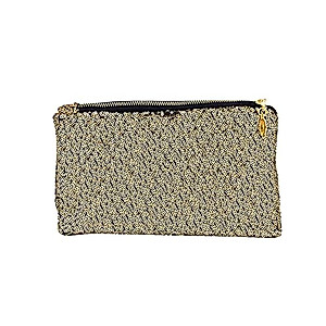 HUAI CHAO Sequins Clutch Purse Women Stylish Party Cocktail Handbag Cell Phone Cotton Bag Golden, 0