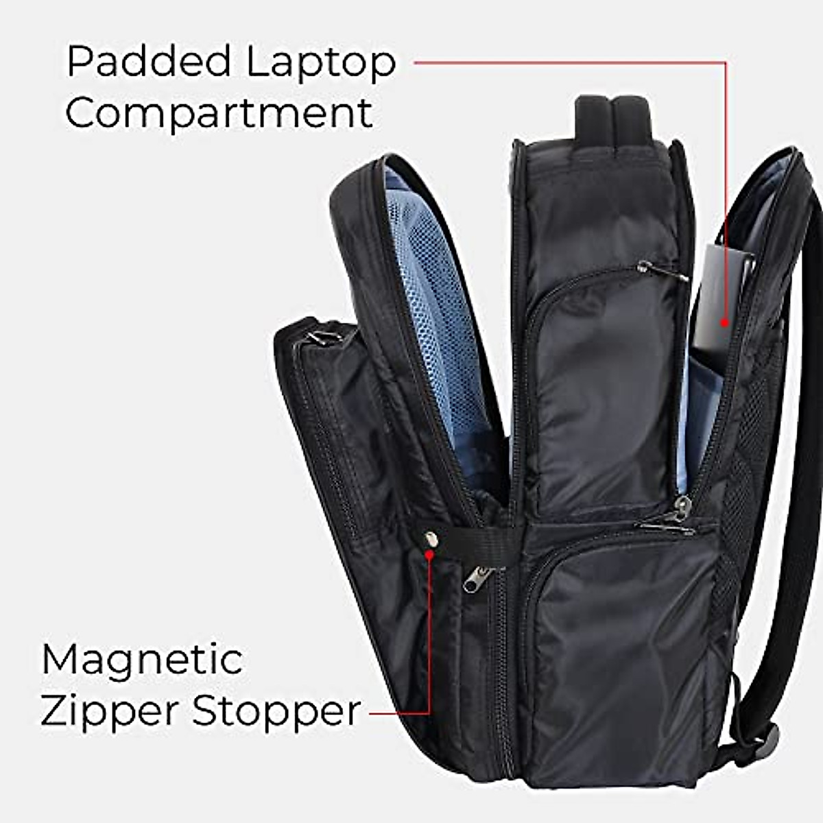 Mavii - The Convention Backpack - 17 inch Suitcase-style Dance Backpack, Versatile Travel Gear, Black