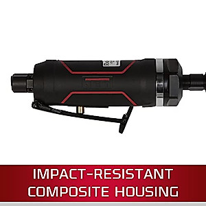 JET JAT-480, 1/4-Inch Pneumatic Die Grinder, 1HP (505480) , Black