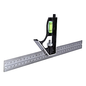 Combination Ruler Adjustable Stainless Steel Multifunctional Combination Try Set Kit Right Angle Ruler GD
