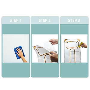 Fundraising Thermometer Chart Goal Tracker Decal - 48"x12" - Dry Erase Goal Setting Wall Poster Thermometer - Removable Giant Sales Goal Vinyal Sticker