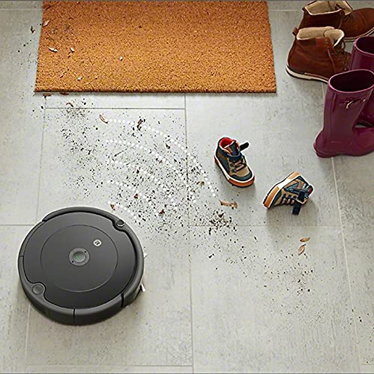 iRobot R694020 Roomba 694 WiFi-Connected Robot Vacuum for Carpets and Hard Floors Bundle with Replenishment Kit