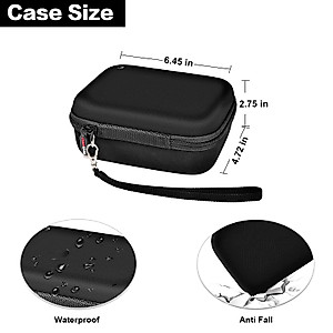 Case Compatible with Bakugan Figures, BakuCores and Armored Alliance, Collectible Action Figures, Mini Toys Container Carrying Box for Bakugans Trading Cards (Bag Only) - Black