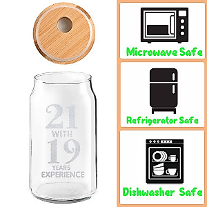 40th Birthday Gifts for Women,40 Birthday Decoration,Gifts For Turning 40, 40 Years Old Gifts for Her, Mom, Wife, Sister, Friends, Premium Laser Etched Engraved 16 Ounces Drinking Glasses