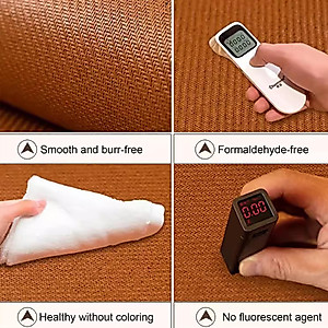 JIXDILO Rattan Summer Cooling Sleeping Mat, Foldable Breathable Smooth Mattress Topper,Reversible Absorb Sweat/Cool Pad for Home School Dormitory Single Double Bed(120x190cm(47x75in), Rattan)