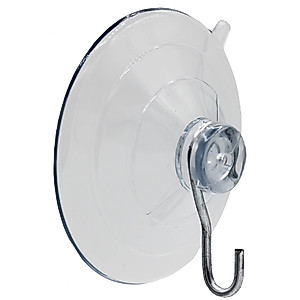 Projectpak Suction Cup Hooks Combo Pack - 10 Pack, Powerful Window Hanging Suction Cups for Glass, Mirrors, Stained Glass, Doors | 2 Large, 4 Medium, 4 Small