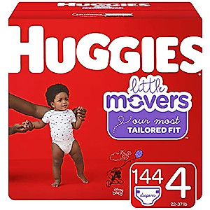 Huggies Overnites Nighttime Diapers,Size 4 (144 Count)