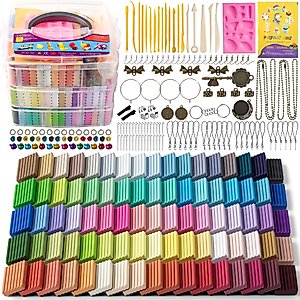 Aestd-ST Polymer Clay 85 Colors, Modeling Clay for Kids, Oven Bake Molding Clay Kit,DIY Starter Clay Sets with Sculpting Tools and Accessories, Art and Craft Gifts for Kids and Adults.