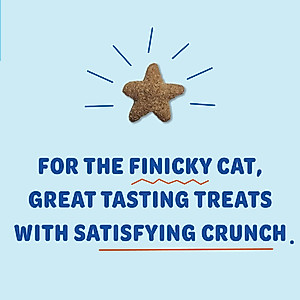 Shameless Pets Crunchy Cat Treats - Kitty Treats for Cats with Skin & Coat Support, Natural Ingredients Kitten Treats with Real Salmon, Healthy Flavored Feline Snacks - Yam Good Salmon, 1-Pk