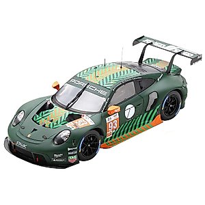 911 RSR-19#93 Michael Fassbender - Matt Campbell - Zacharie Robichon Proton Competition GTE Am 24 Hours of Le Mans (2022) with Acrylic Display Case 1/18 Model Car by Spark 18S823