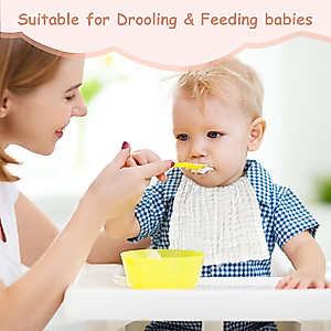 AIDEA Burp Cloths-20"x10", Muslin Burp Cloths for Babies, Highly Absorbent Cotton Burp Cloths, Large Soft Breathable Baby Rags for Boys and Girls, Newborn Essentials, Baby Gifts, White-10 Pack