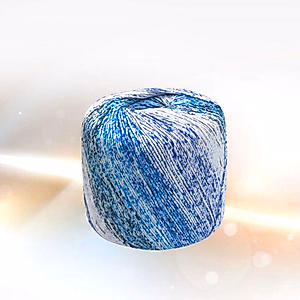 Healifty 133M Crochet Yarn Knitting Yarn Soft Cotton Yarn Color Gradient Hand Knitting Supplies for Sweater Scarf Hat Shawl Blanket Sky-Blue